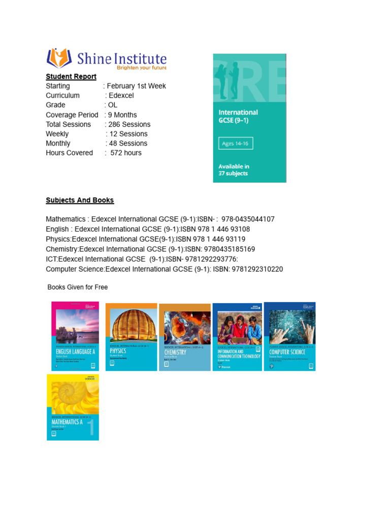 OL - 9 Months Edexcel | PDF