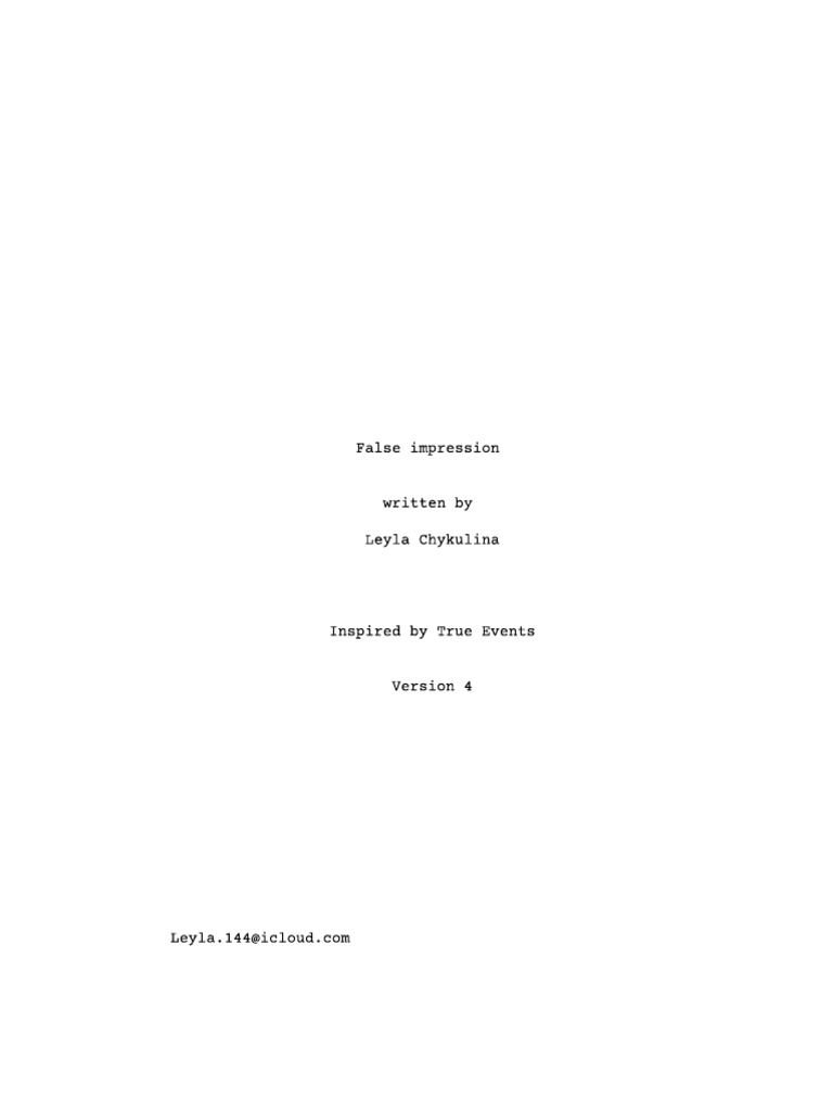 False Impression VERSION 4 With NEW Comments | PDF