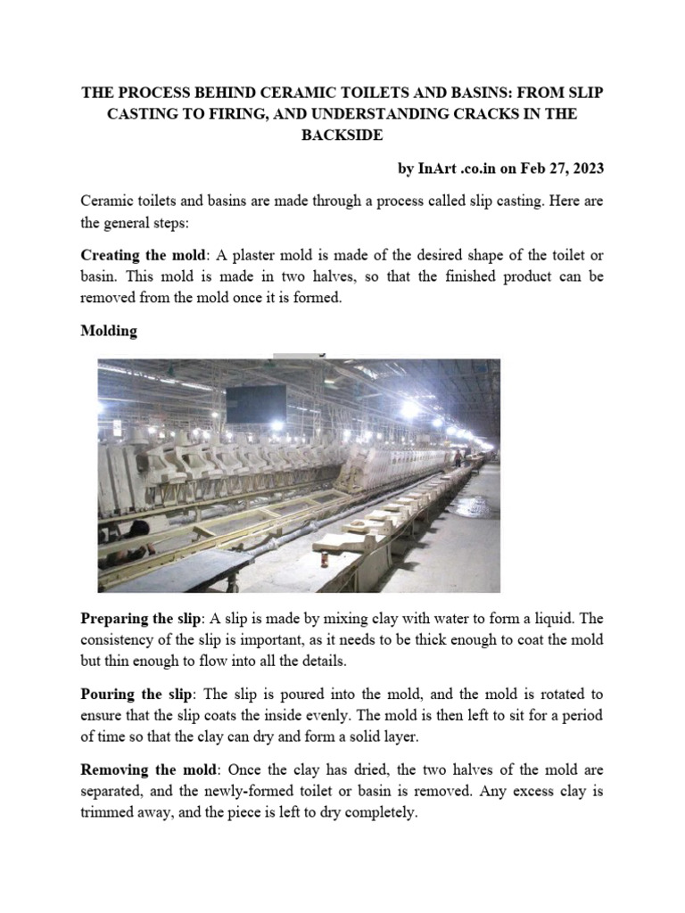 Ceramic Toilets and Basins | PDF