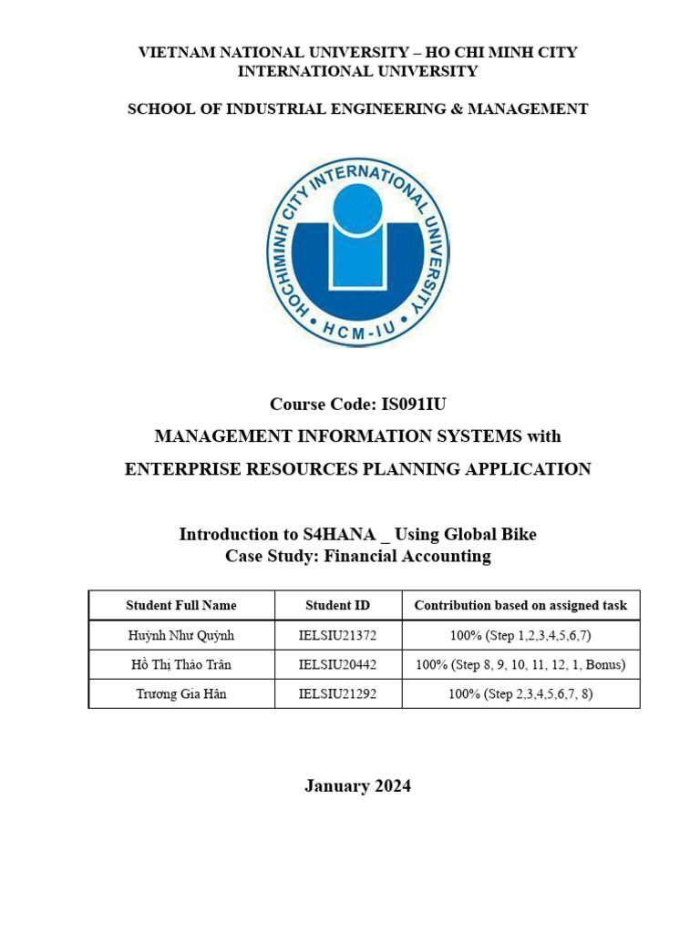 Group 14 FI CaseStudy ReportGuideline | PDF | Debits And Credits ...