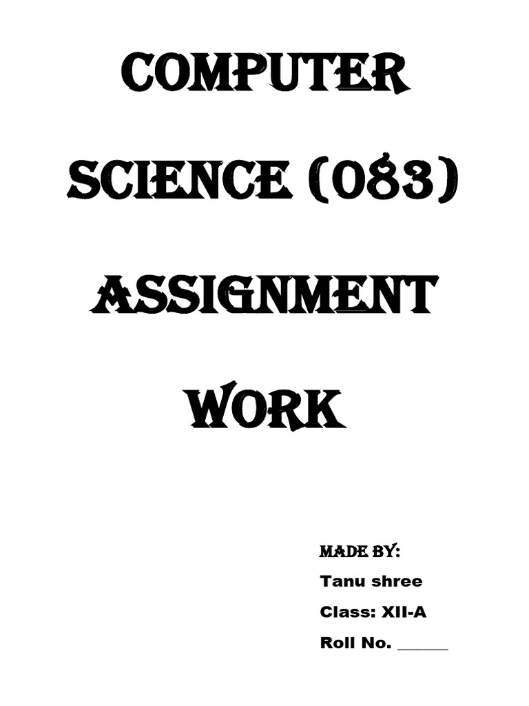 Assign 12th | PDF | Table (Database) | Computing