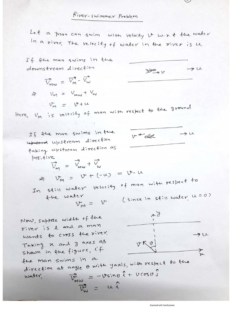 Relative Velocity and Assignments | PDF