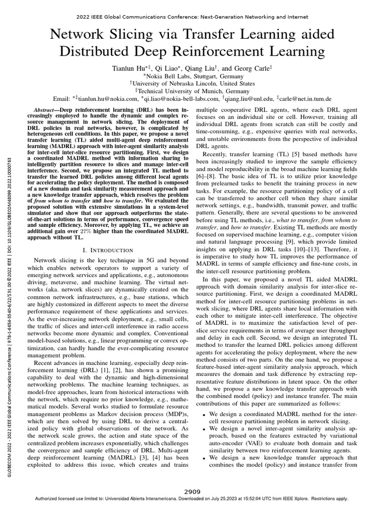 Pedido 41 - 1 | PDF | Machine Learning | Computer Network