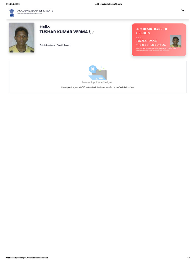 ABC - Academic Bank of Credits | PDF