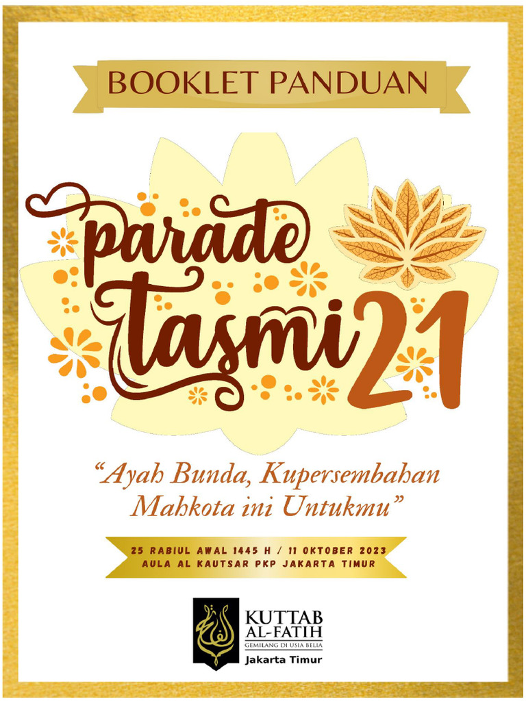 Booklet Parade Tasmi 21 - OTS | PDF