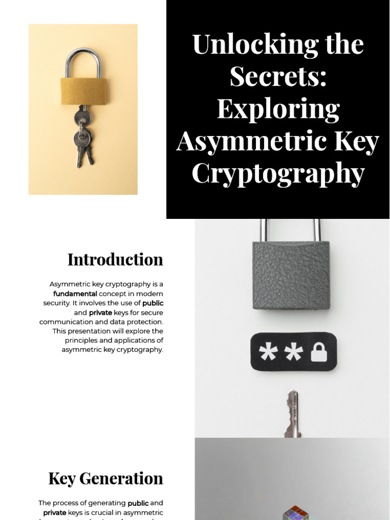 Wepik Unlocking The Secrets Exploring Asymmetric Key Cryptography 20240129123706re6w | PDF