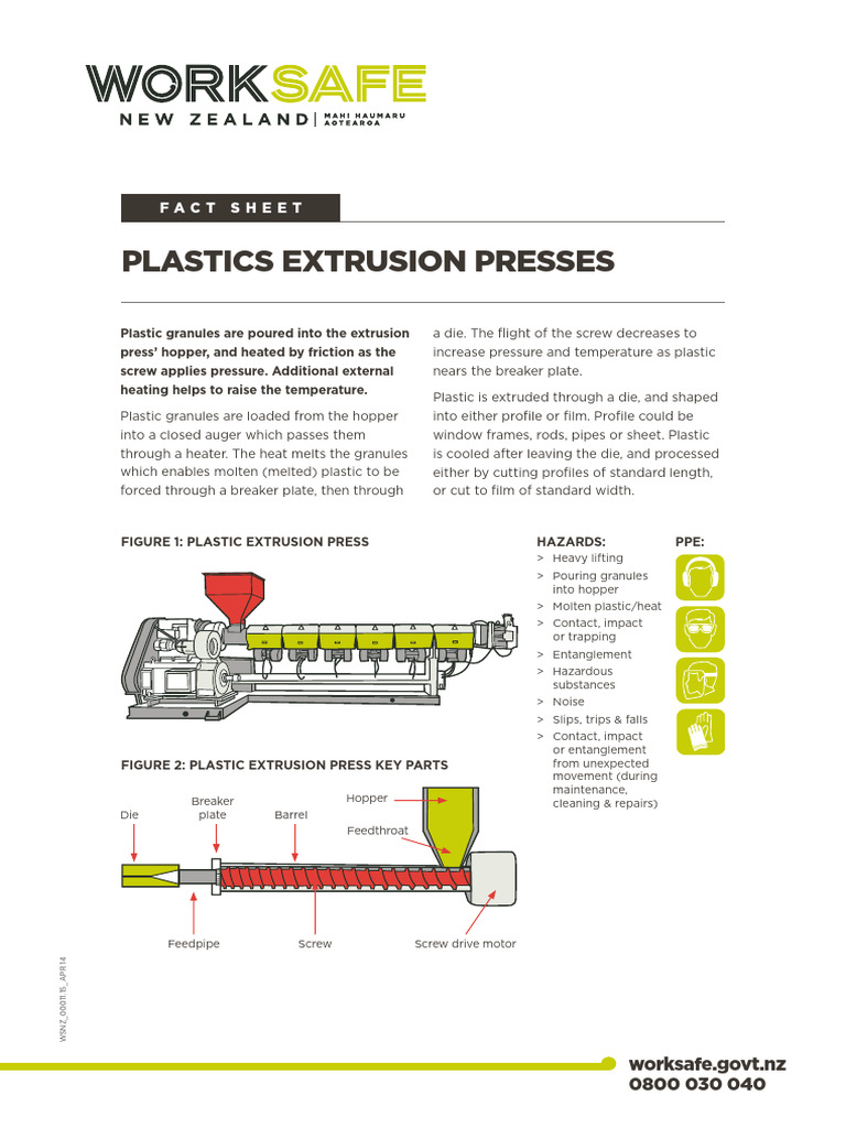 554WKS 6 Manufacturing Plastic Extrusion Presses | PDF | Extrusion ...