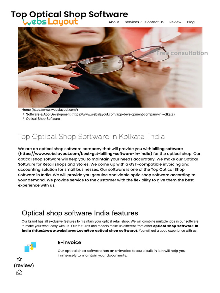 Top Optical Shop Software, Billing Software For Optical Store ...