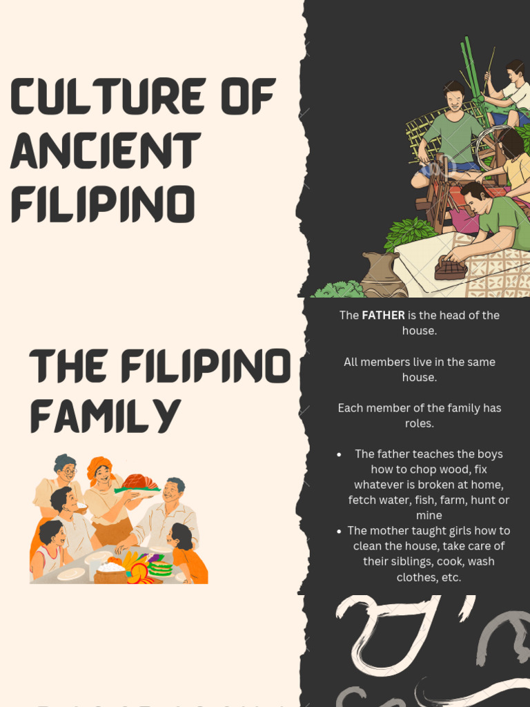 Culture of Ancient Filipino - 20240130 - 213720 - 0000 | PDF | Tagalog ...