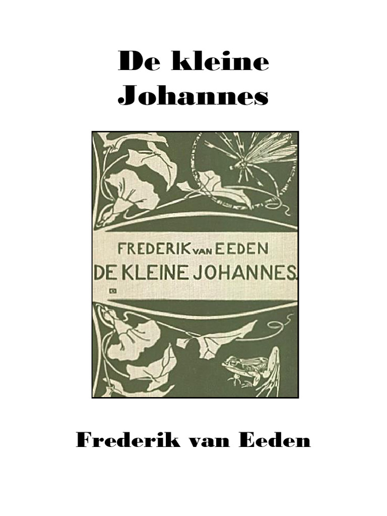 De Kleine Johannes, Frederik Van Eeden | PDF