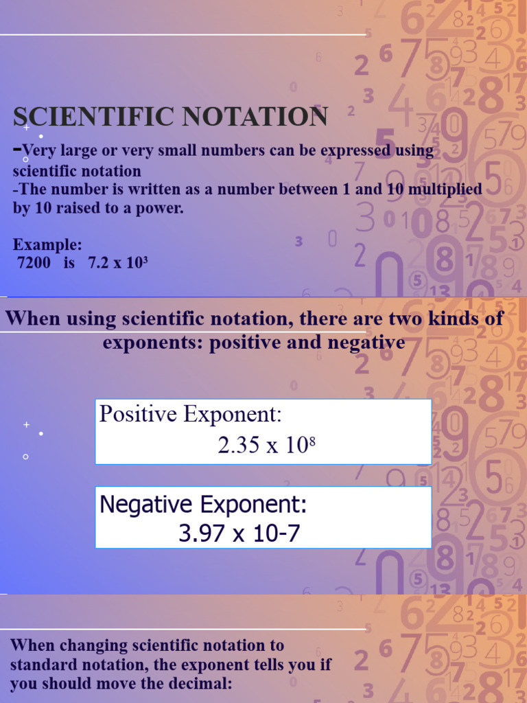 Scientific Notation | PDF