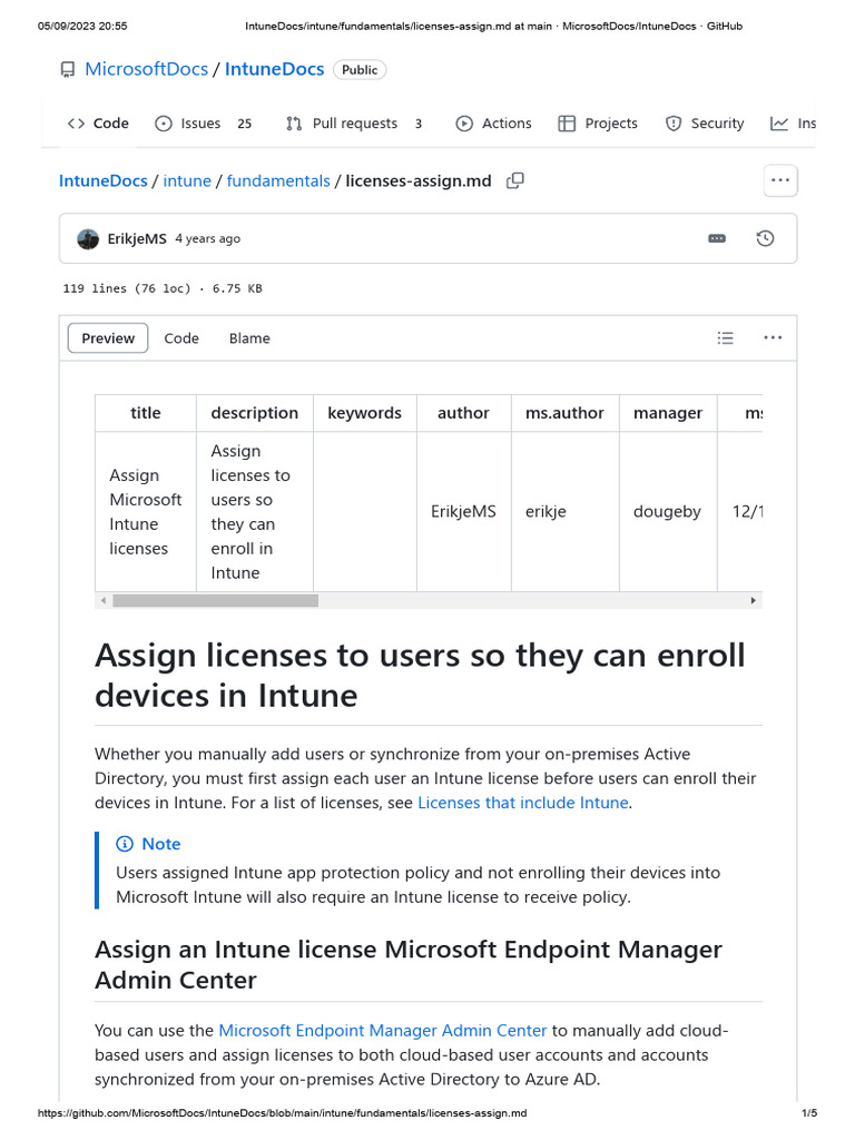 Assigning Intune Device Licenses | PDF | Active Directory | Computer Engineering