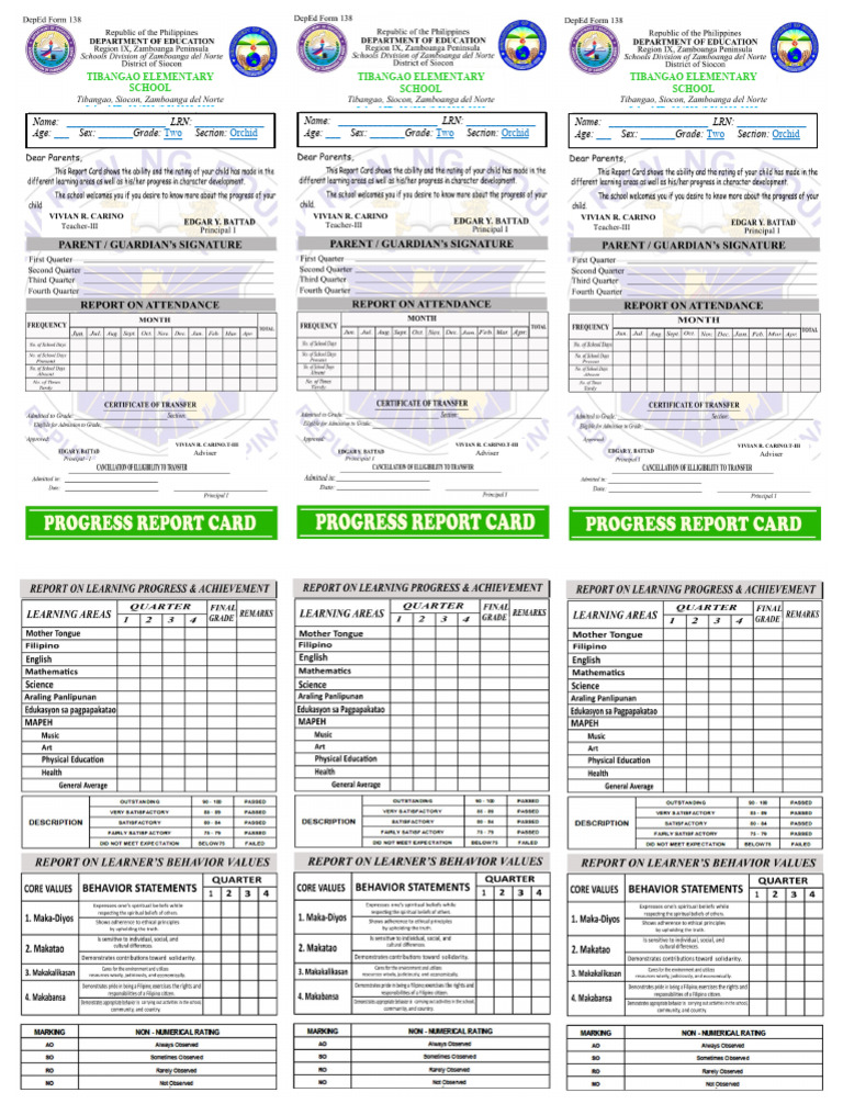 Report Card Edited | PDF