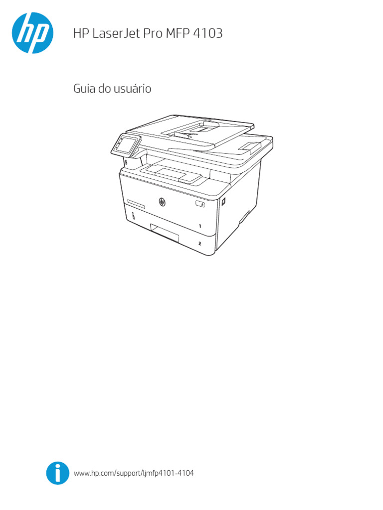 HP Pro 4103FDW | PDF | Rede de computadores | Rede mundial de computadores