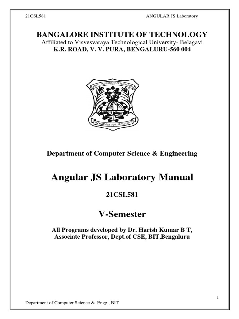 Final - Angular Manual | PDF | Angular Js | User (Computing) Final - Angular Manual | PDF | Angular Js | User (Computing)