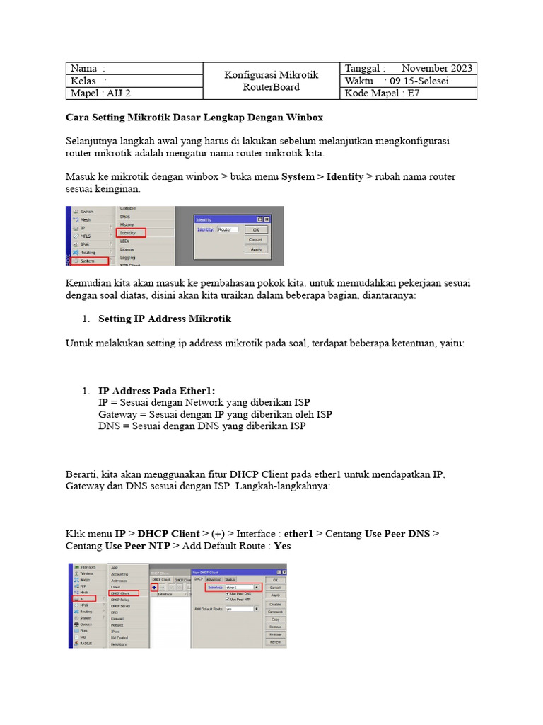 Jobsheet 2 - AIJ 2024 | PDF