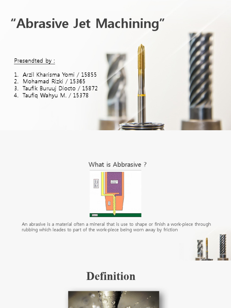 Milling Machine Industry PowerPoint Templates Widescreen | PDF