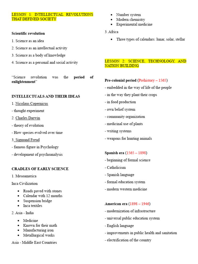 STS Reviewer Prelims | PDF | Science | Cognition