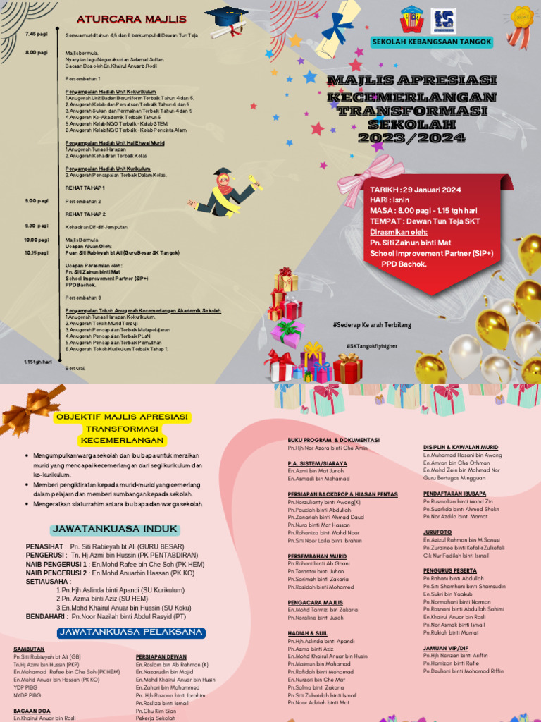 Majlis Apresiasi Kecemerlangan | PDF
