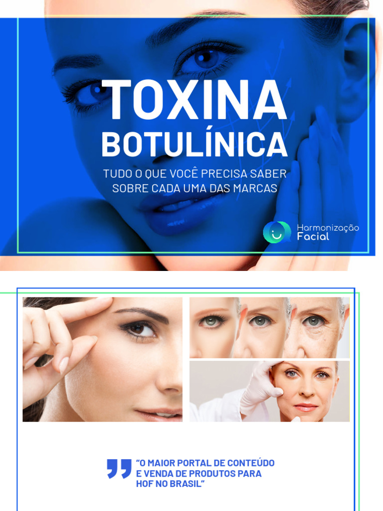 Ebook Toxina Botulínica Tudo o Que Você Precisa Saber Sobre Cada Uma ...