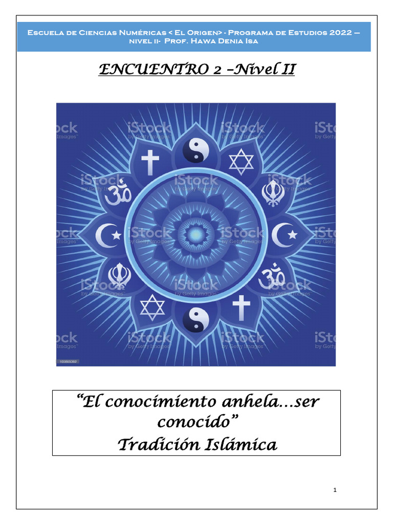 Encuentro 2 Nivel II Manifestación Del Conocimiento en Las Antiguas ...