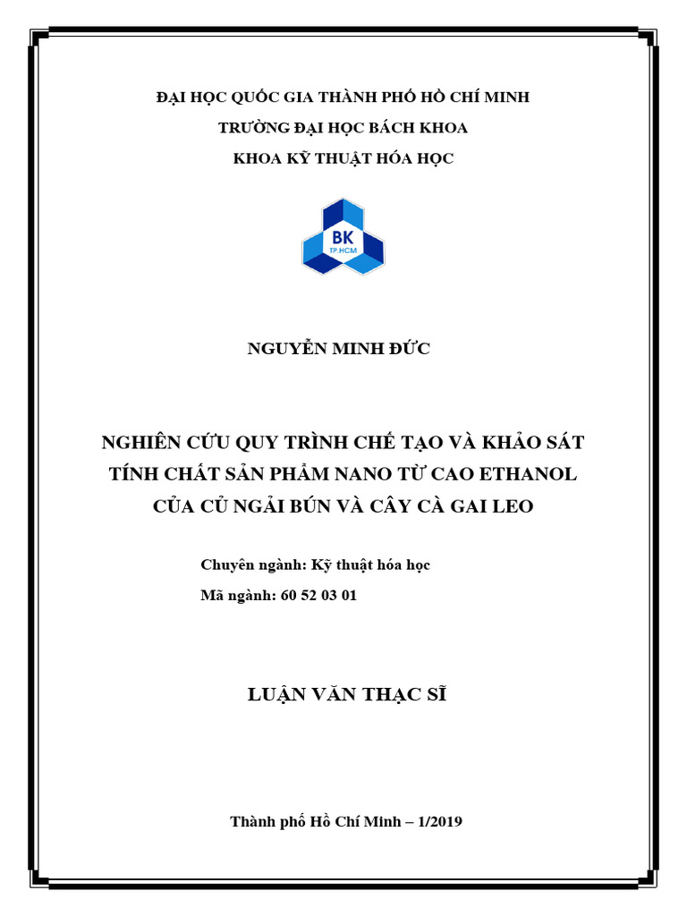 (123doc) Nghien Cuu Quy Trinh Che Tao Va Khao Sat Tinh Chat San Pham Nano Tu Cao Ethanol Cua Cu ...