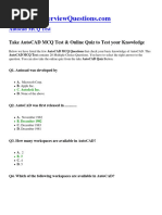 300+ TOP AutoCAD Objective Questions and Answers - MCQs | PDF ...