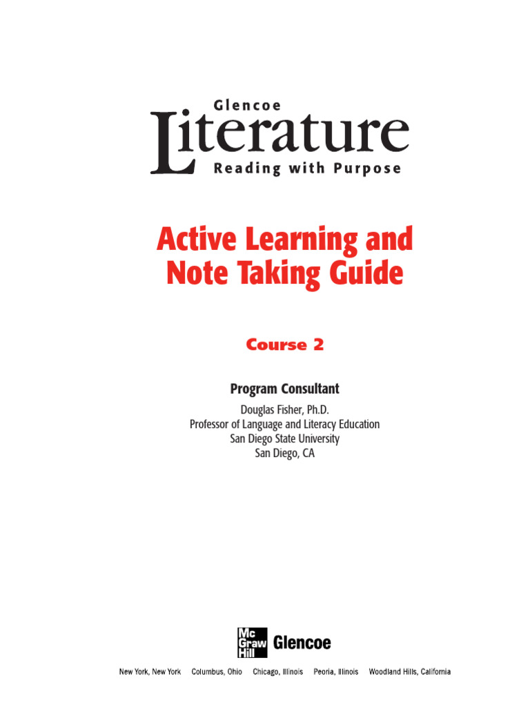 Active Learning and Note Taking Guide | PDF | Copyright | Books