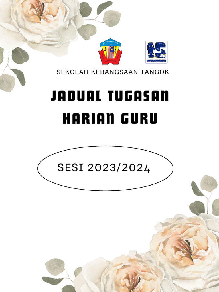 Cover Jadual Tugasan Guru | PDF