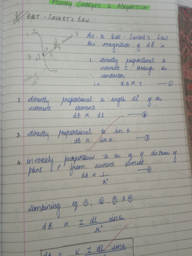 Biot Savart Law Pdf