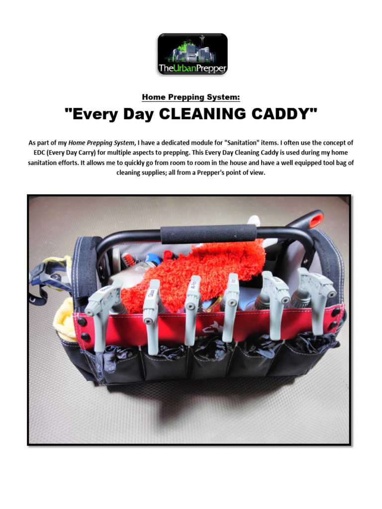Cleaning Caddy | PDF | Hygiene | Home