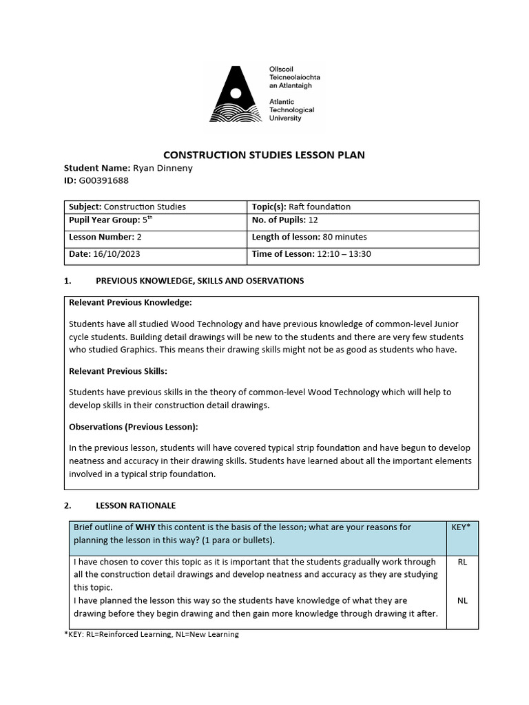 Lesson Plan 3 Cs Theory | PDF | Teachers | Knowledge