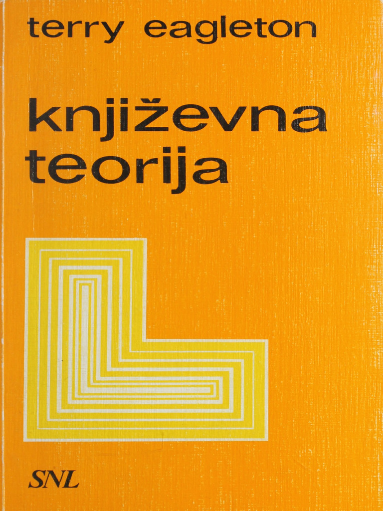 Terry Eagleton - Književna Teorija (1987, Liber, Zavod Za Znanost o ...