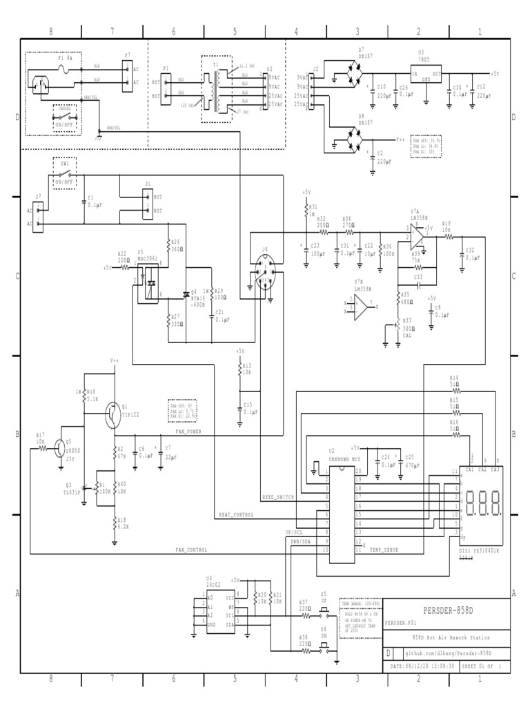 Persder-858D Schematic | PDF