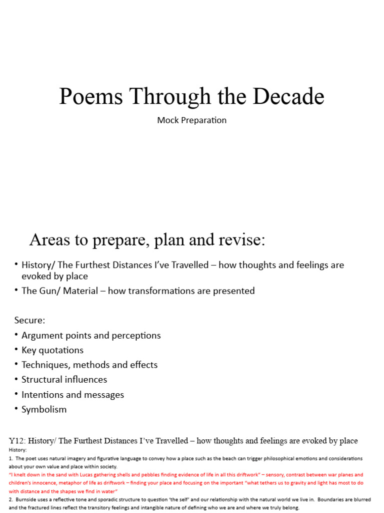 Exploring Place in Modern Poetry | PDF | Poetry | Essays
