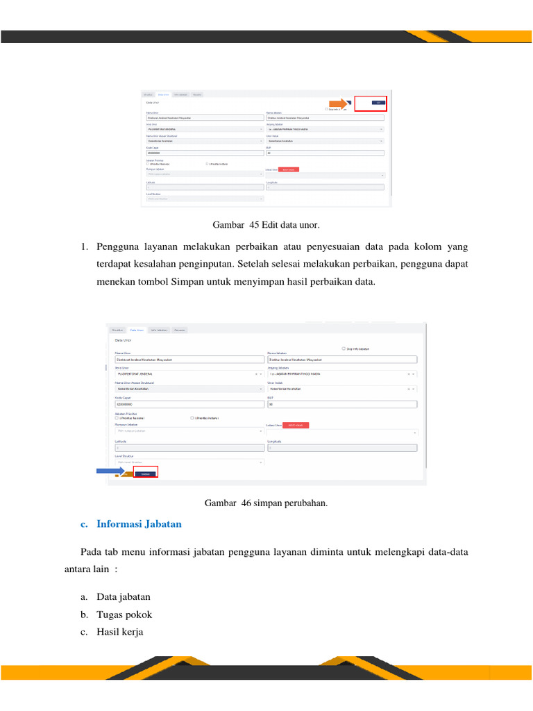 Buku Panduan SIASN Layanan Perencanaan - Isi Informasi Jabatan ANJAB | PDF