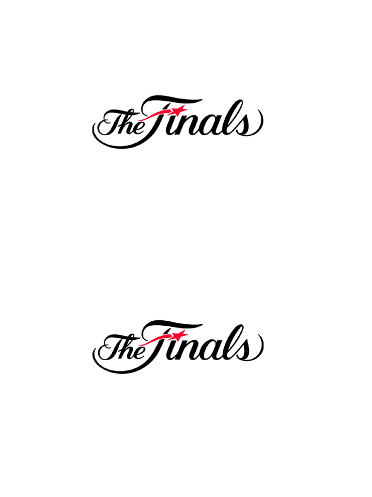The Finals | PDF