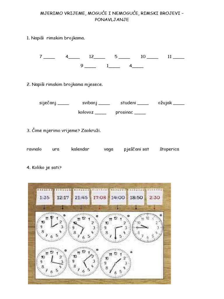 Mjerimo Vrijeme | PDF