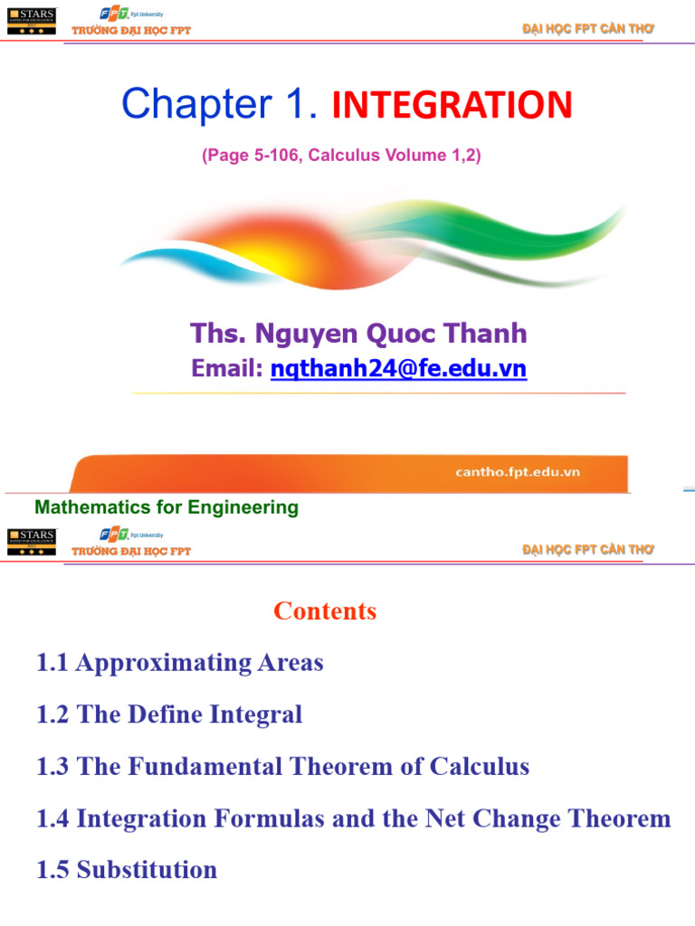 Mae101 Cal V2 Chapter 5 Integration Pdf Integral Area