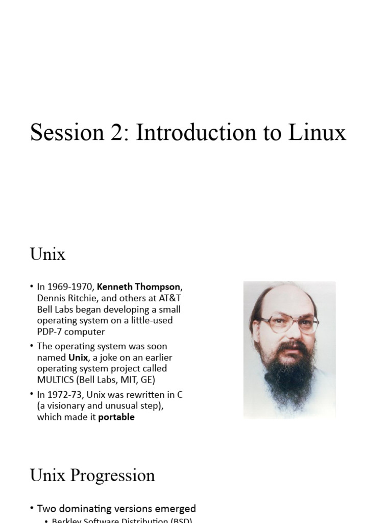 DAC - COS - Day 2 | PDF | Directory (Computing) | Linux