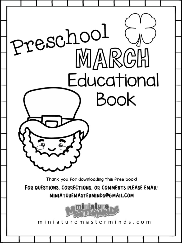 Preschool March Educ Book | PDF
