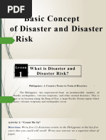 Module 1 - DRRR (Quarter 1) | PDF | Hazards | Natural Disasters