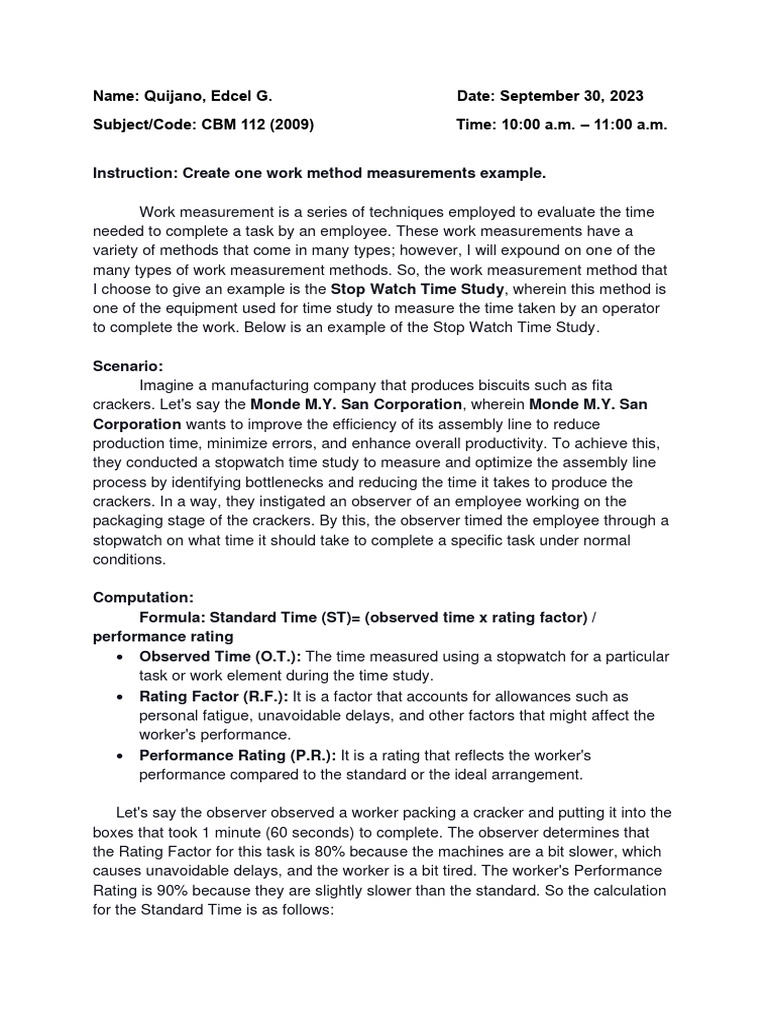 CBM 112 - Assignment (FTF Pass) | PDF | Business