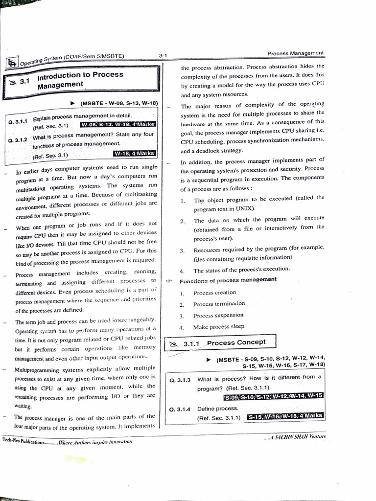 3rd Unit | PDF | Process (Computing) | Scheduling (Computing)