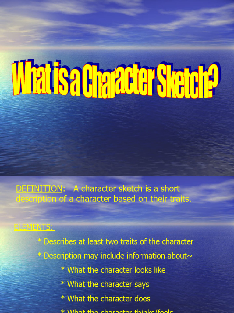 Character Sketch Guide: Sadako | PDF