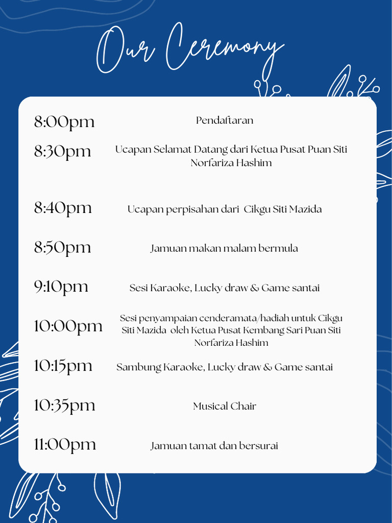 Tentatif Program | PDF