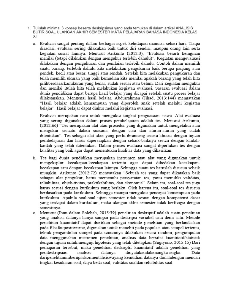 Analisis KB 3 Dan 4 Modul 9 | PDF