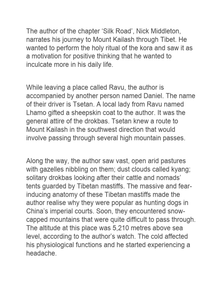 The Silk Road Pardhu | PDF | Tibet