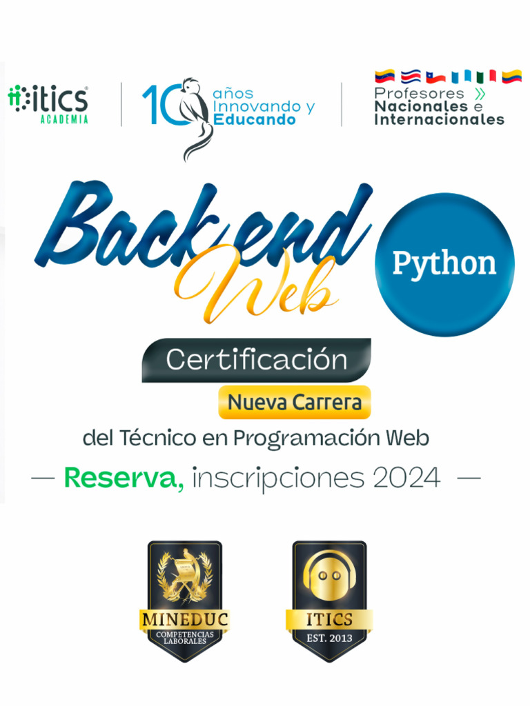 Backend Phyton - Progra Web - 2024 | PDF