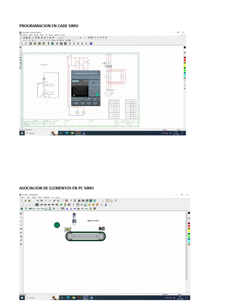 Práctica de Cade Simu GRAFCET | PDF